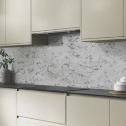Wilsonart Carrara Marble High-Rise Splashback 3050mm x 750mm x 4mm ...