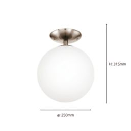 Eglo Rondo Ceiling Light White - Screwfix