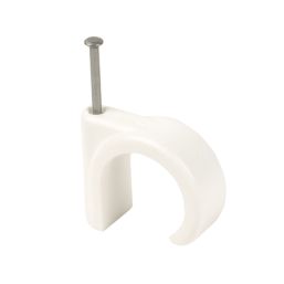 Talon 28mm Nail-In Clips 100 Pack - Screwfix