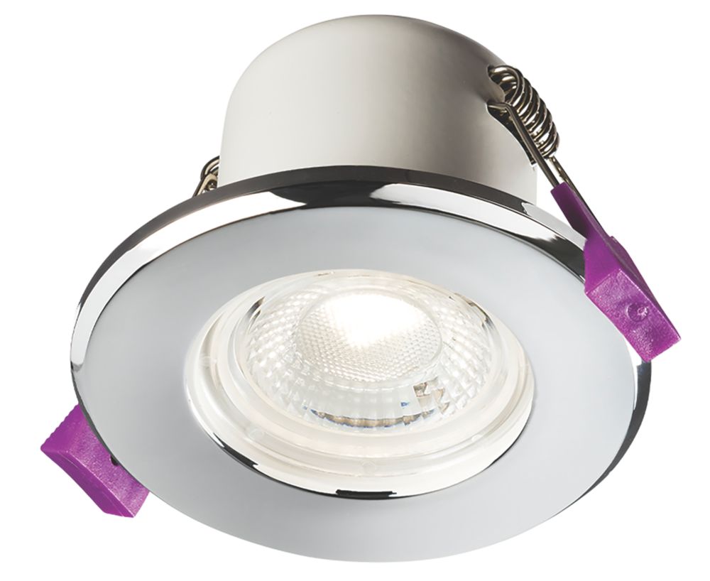 Knightsbridge CFR Fixed Fire Rated LED Downlight Polished Chrome 5W ...