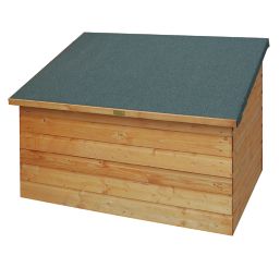 Rowlinson Shiplap 910Ltr 4' x 2' 6" (Nominal) Timber Garden Storage Box ...