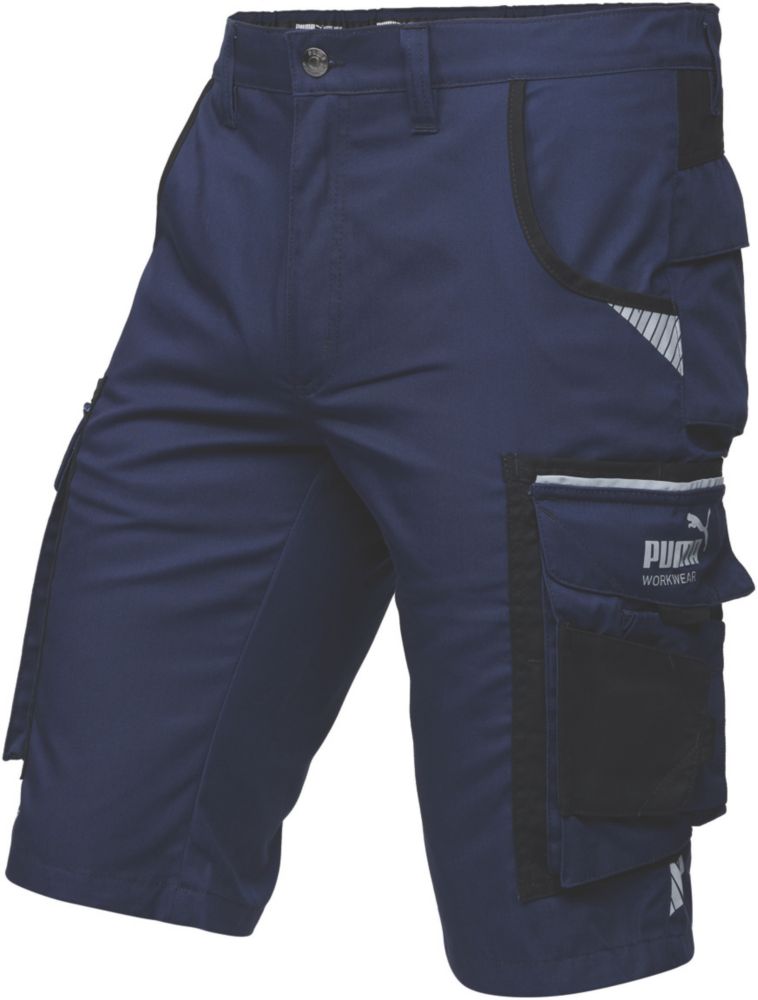 Puma Precision X Work Shorts Navy 30" W - Screwfix