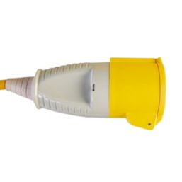 Defender Yellow 110V 32A Extension Lead 14m x 4.00mm² - Screwfix