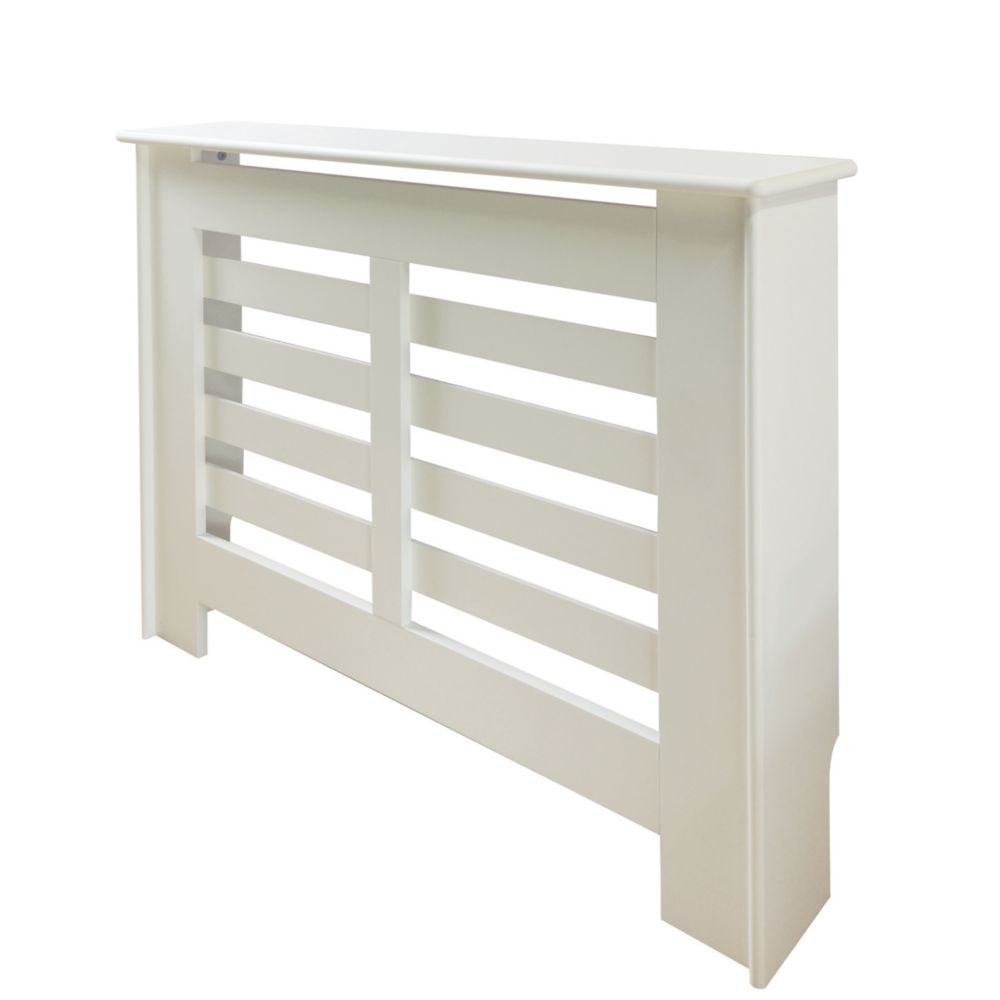 Victorian Radiator Cover White 1020mm x 180mm x 800mm - Screwfix