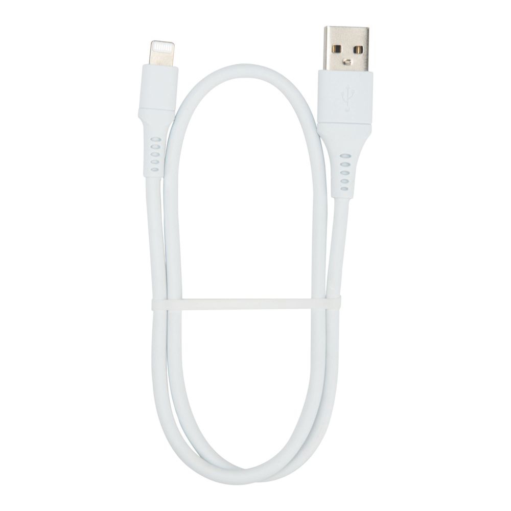 Essentials USB-A to Lightning Charging Cable 0.5m - Screwfix