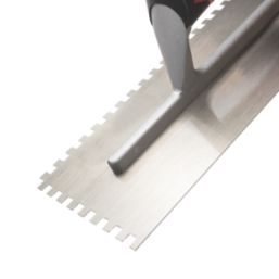 Marshalltown QLT 6mm Notched Tile Trowel 11" x 4.5" - Screwfix
