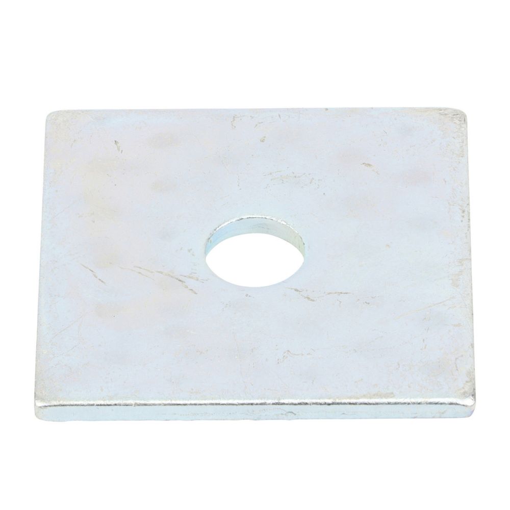 Timco Carbon Steel Square Plate Washers M10 x 3mm 100 Pack - Screwfix