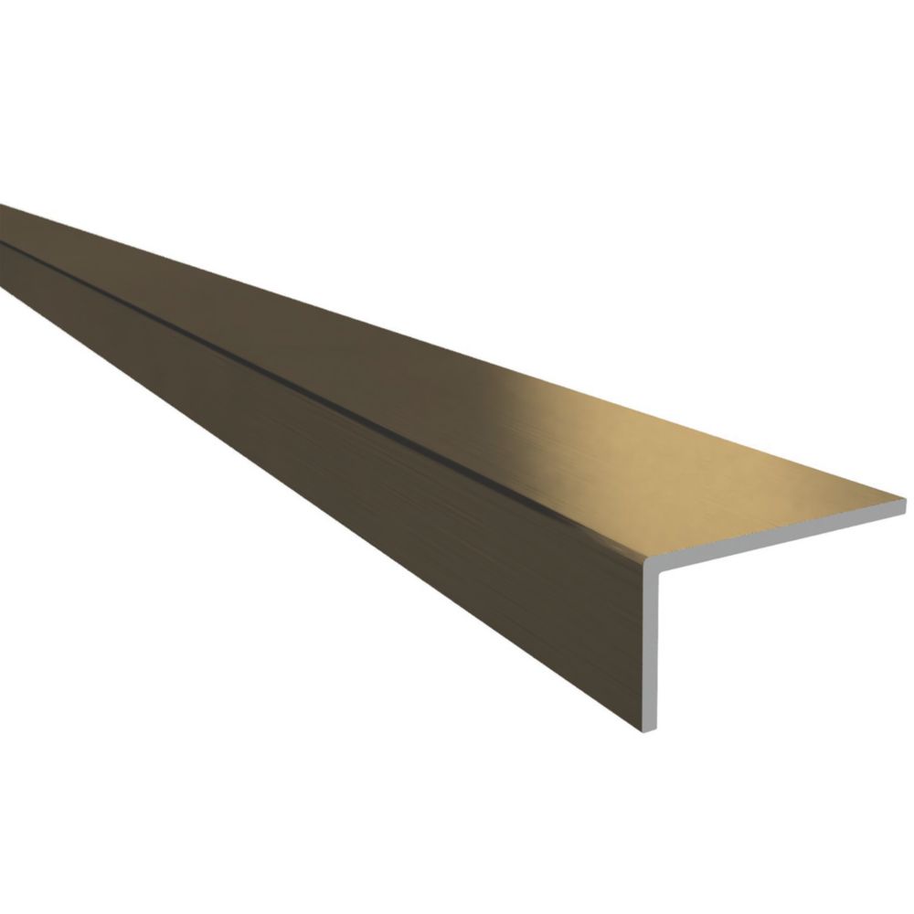 Rothley Antique Brass Decorative Angle 2m x 10mm x 20mm - Screwfix