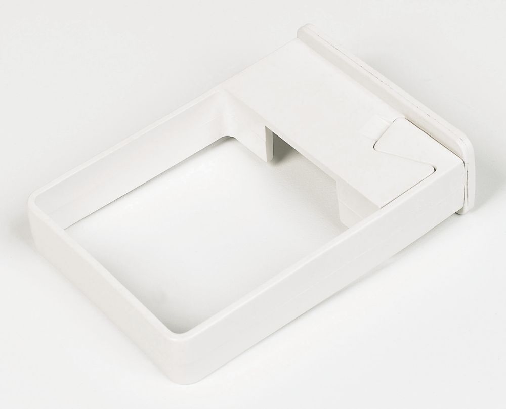 FloPlast Square Line Easyfit Clips 65mm White 10 Pack | Gutter Brackets ...