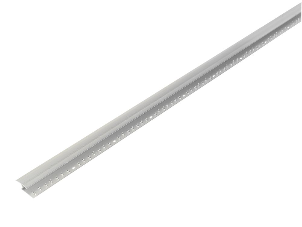 Zig Zag Door Strip Aluminium 0.9m x 42mm - Screwfix
