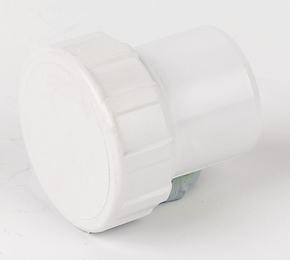FloPlast ABS Access Plugs White 40mm 5 Pack - Screwfix