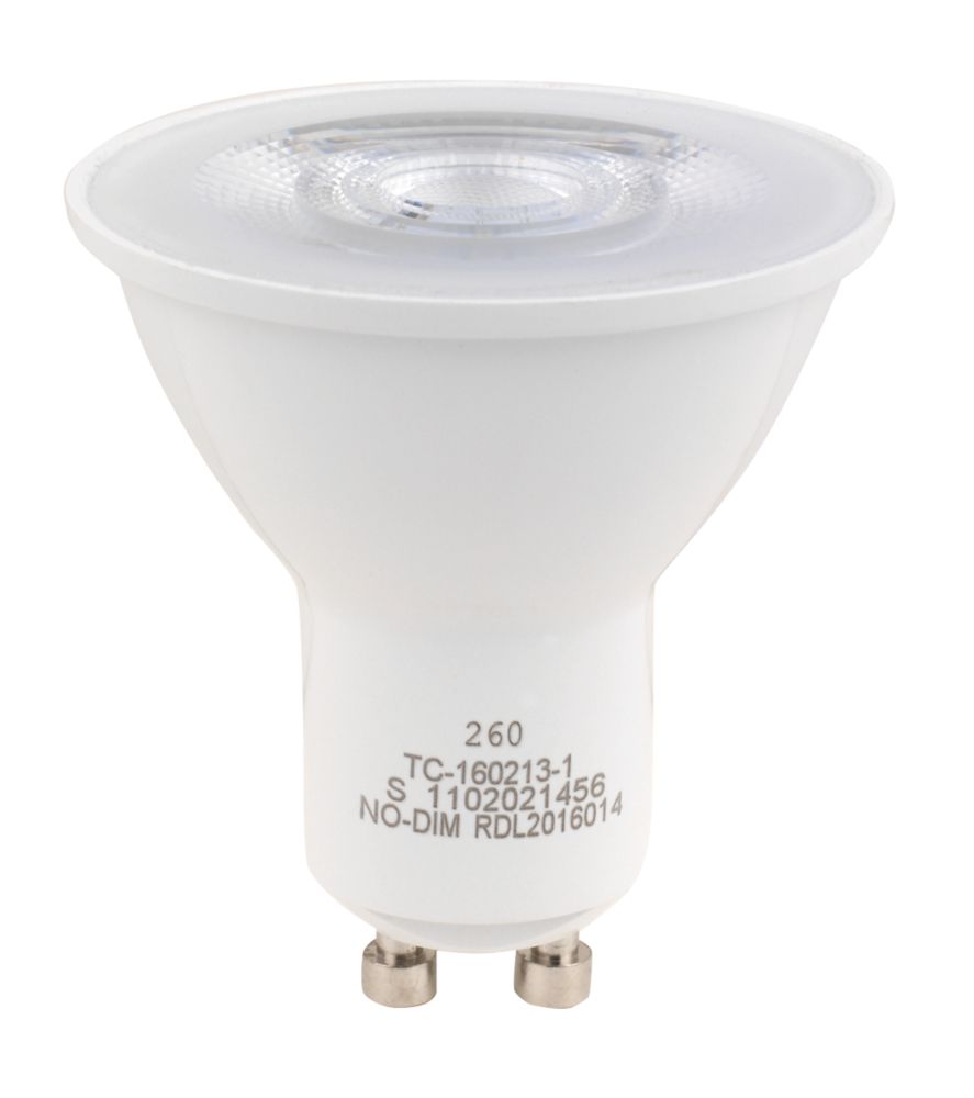 LAP GU10 LED Light Bulb 230lm 3W 5 Pack | Light Bulbs | Screwfix.com