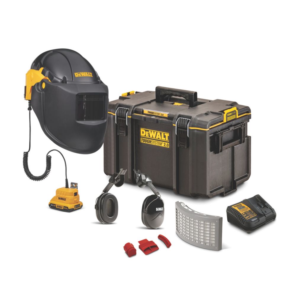 DEWALT One Size 1 x 2Ah Li-Ion XR P3 Welding Powered Air Purifying ...
