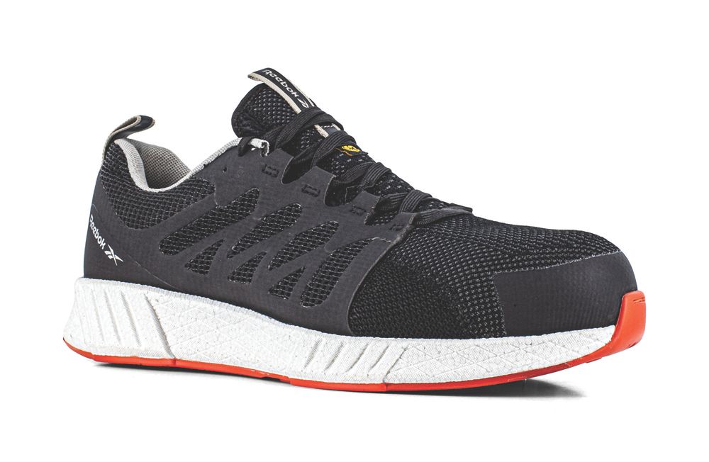 Reebok Fusion Flexweave Size 8 Black Safety Trainers - Screwfix