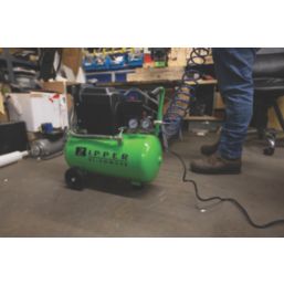 Zipper ZI-COM24E 24Ltr Brushless Electric Air Compressor 230V - Screwfix