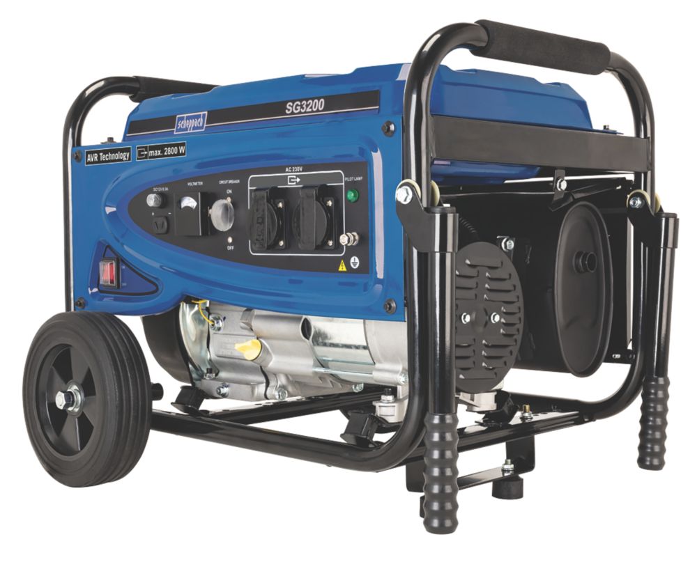 Scheppach SG3200 2800W 4-Stroke Generator 230V - Screwfix