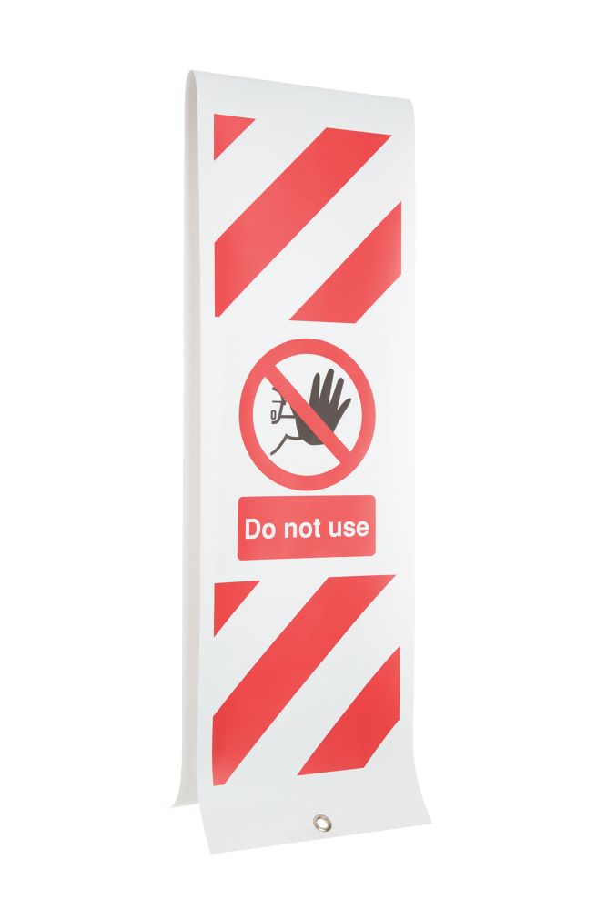  Do Not Use Eyelet Sign 1885mm X 300mm Screwfix
