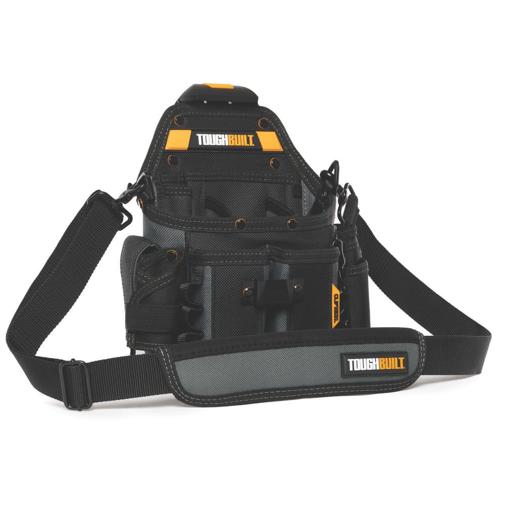 Toughbuilt ClipTech Journeyman Electrician Pouch with Shoulder Strap ...