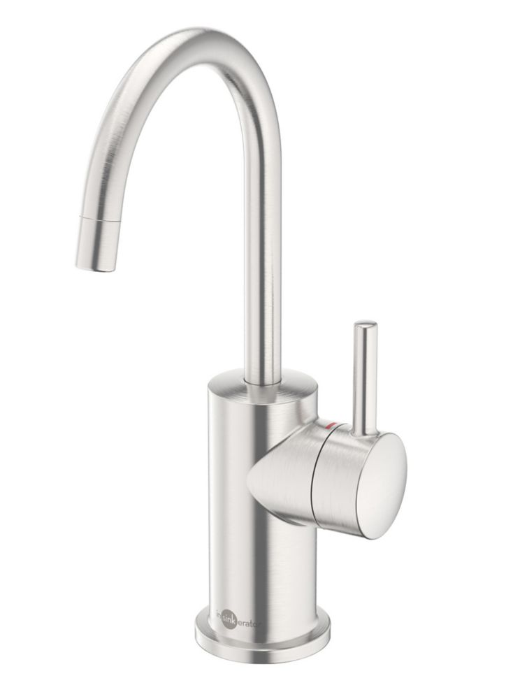 InSinkErator Moderno Boiling Water Side Tap Brushed Steel - Screwfix