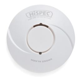 Hispec BP/RF10-PRO Battery Interlinked RF Optical Smoke Alarm - Screwfix