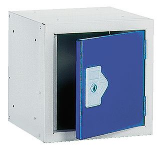 LinkLockers Security Cube Locker 300mm x 300mm Blue - Screwfix
