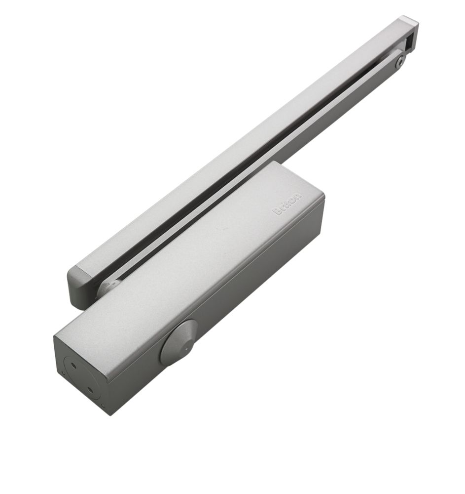 Briton 2321B.T.SES Fire Rated Overhead Door Closer Silver - Screwfix