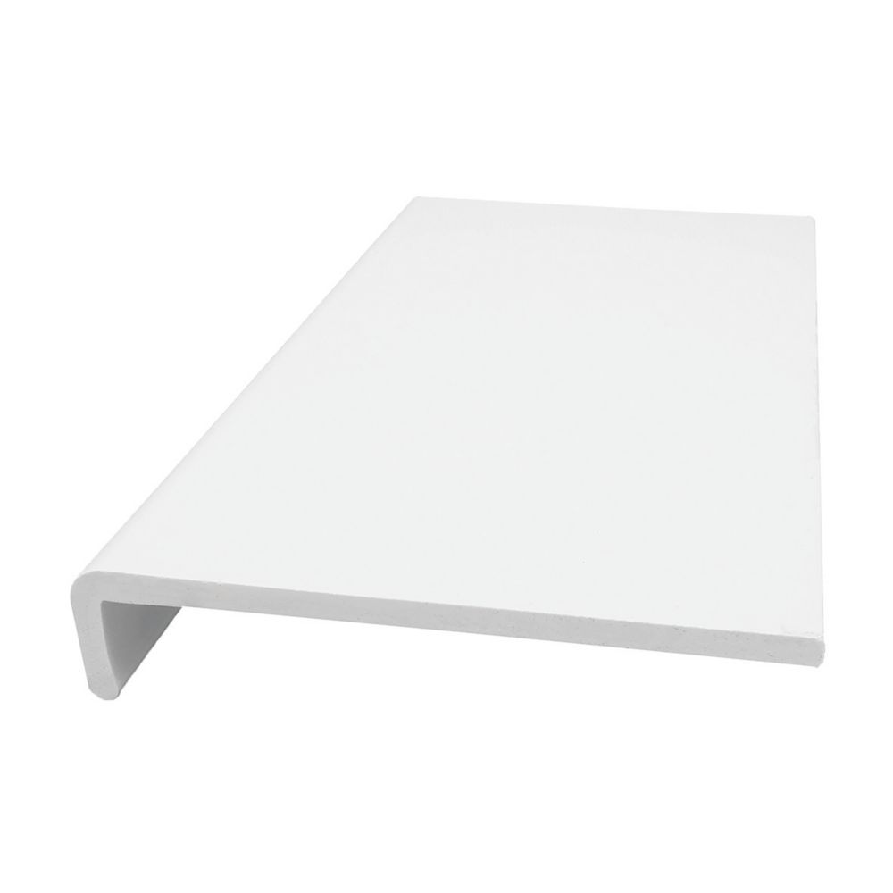 FloPlast Cover Fascia Boards White 300mm x 9mm x 3000mm 2 Pack - Screwfix