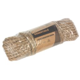 Essentials Rope Natural 10mm x 20m - Screwfix