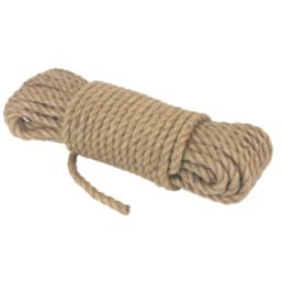 Essentials Rope Natural 10mm x 20m - Screwfix