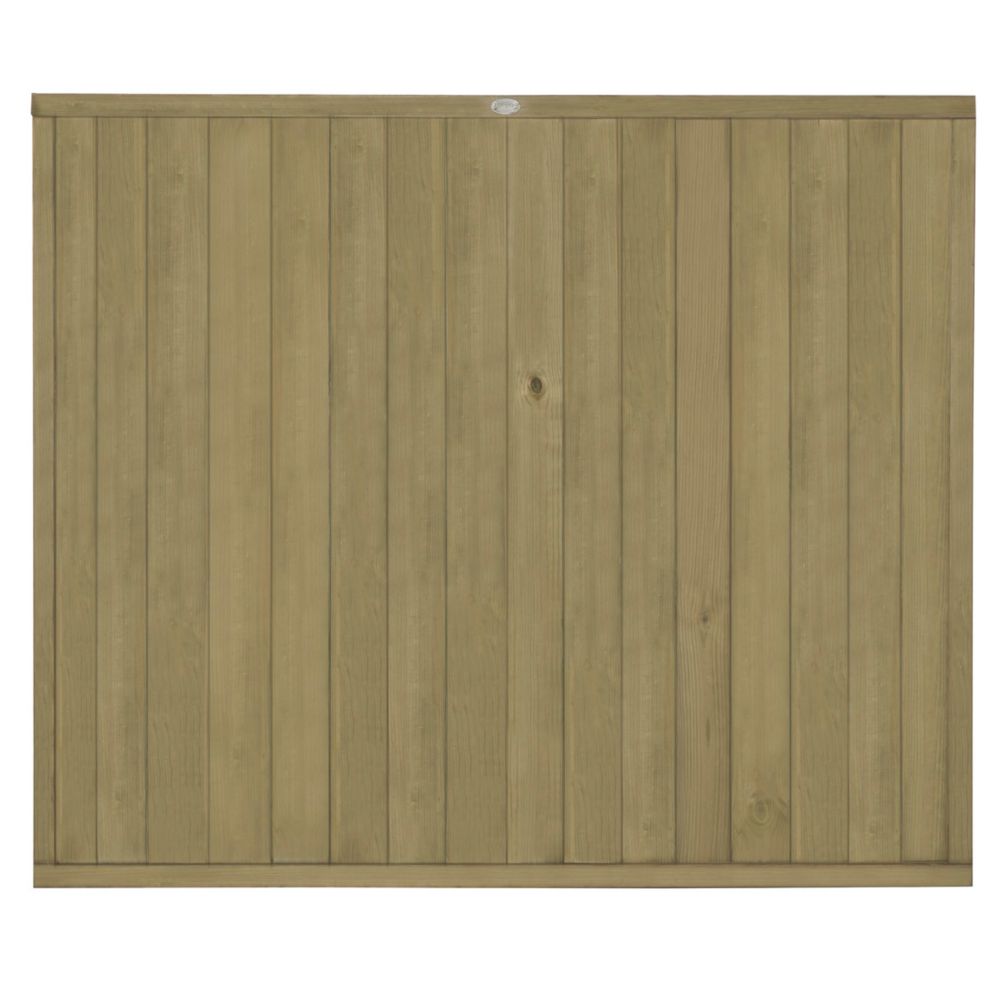 Forest VTGP5PK4HD Vertical Tongue & Groove Fence Panels Natural Timber ...