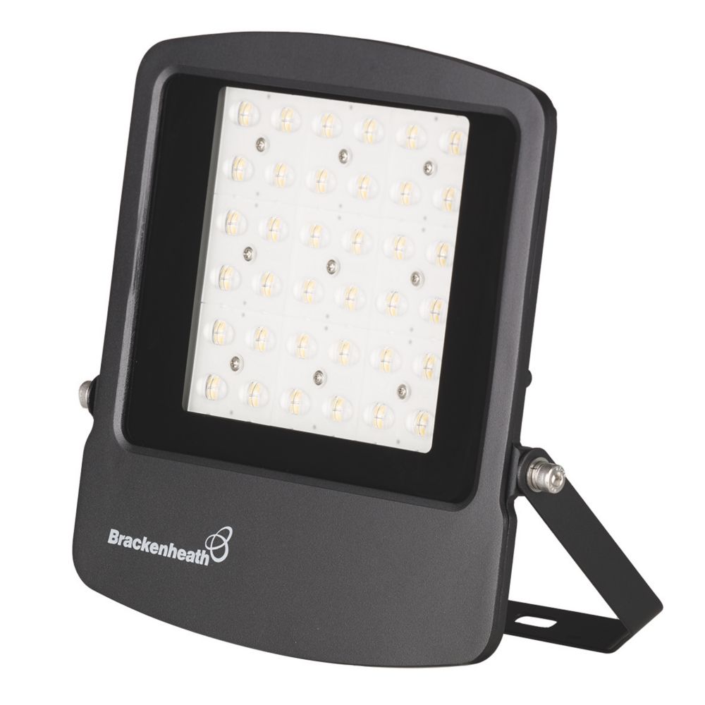 Brackenheath Rex Indoor & Outdoor LED Floodlight Black 100W 12,000lm ...