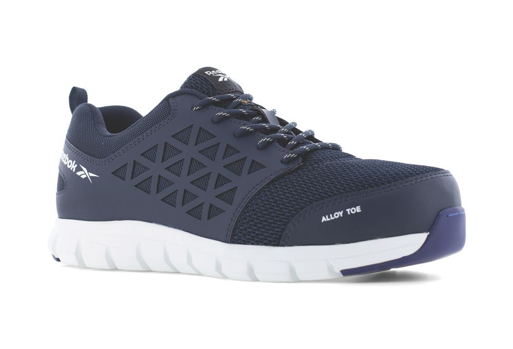 Reebok Excel Light Size 8 Navy Blue Safety Trainers - Screwfix