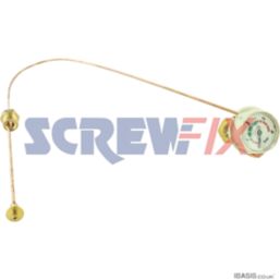 Worcester Bosch 87161164280 Pushfit/Circlip Pressure Gauge - Screwfix
