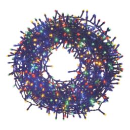 1000 LED Indoor & Outdoor Multi Colour String Christmas Lights - Screwfix