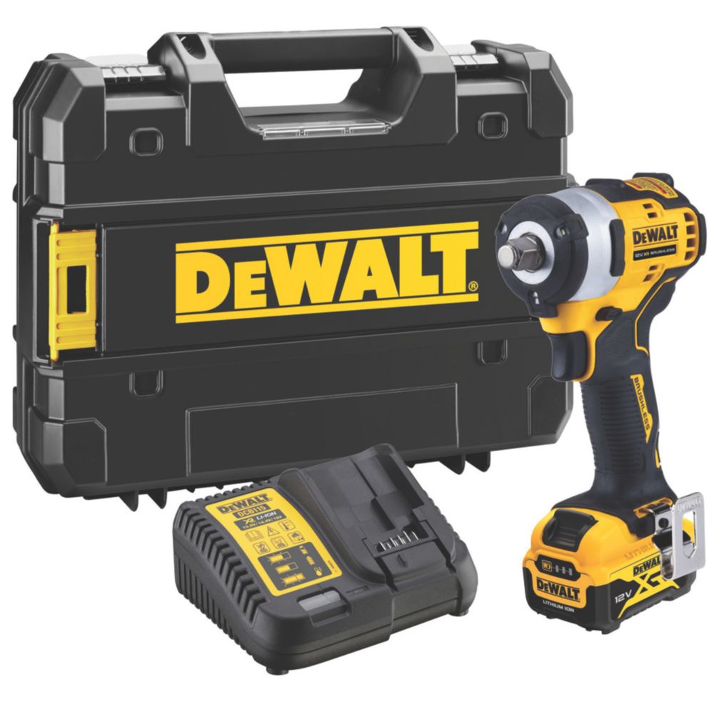 DEWALT DCF901P1-GB 12V 1 x 5Ah Li-Ion XR Brushless Cordless Impact ...