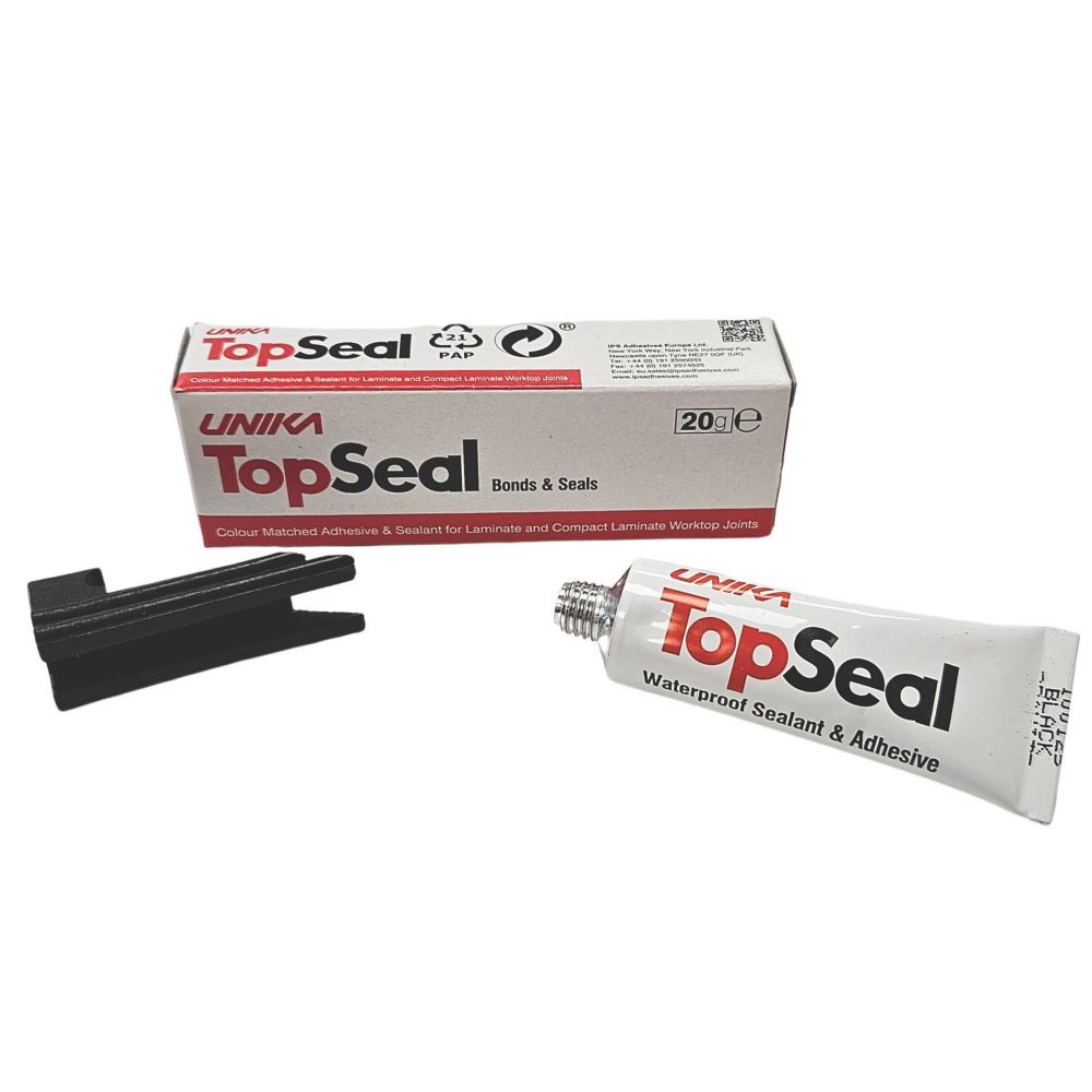 Mariz Worktop Adhesive Tube Deep Grey - Screwfix