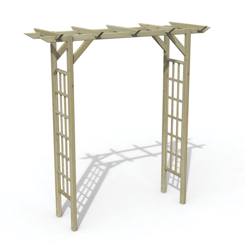 Forest Classic 7' x 7' (Nominal) Timber Arch - Screwfix