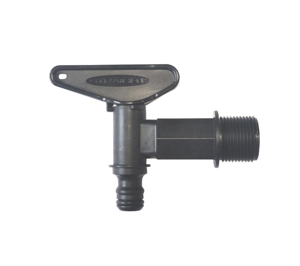 Straight PLC 19mm Tap - Screwfix