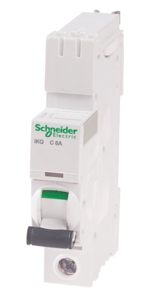 Schneider Electric IKQ 6A SP C Curve MCB - Screwfix