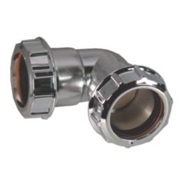 FloPlast CW11 Compression Uni Waste Bend 90° 40mm - Screwfix