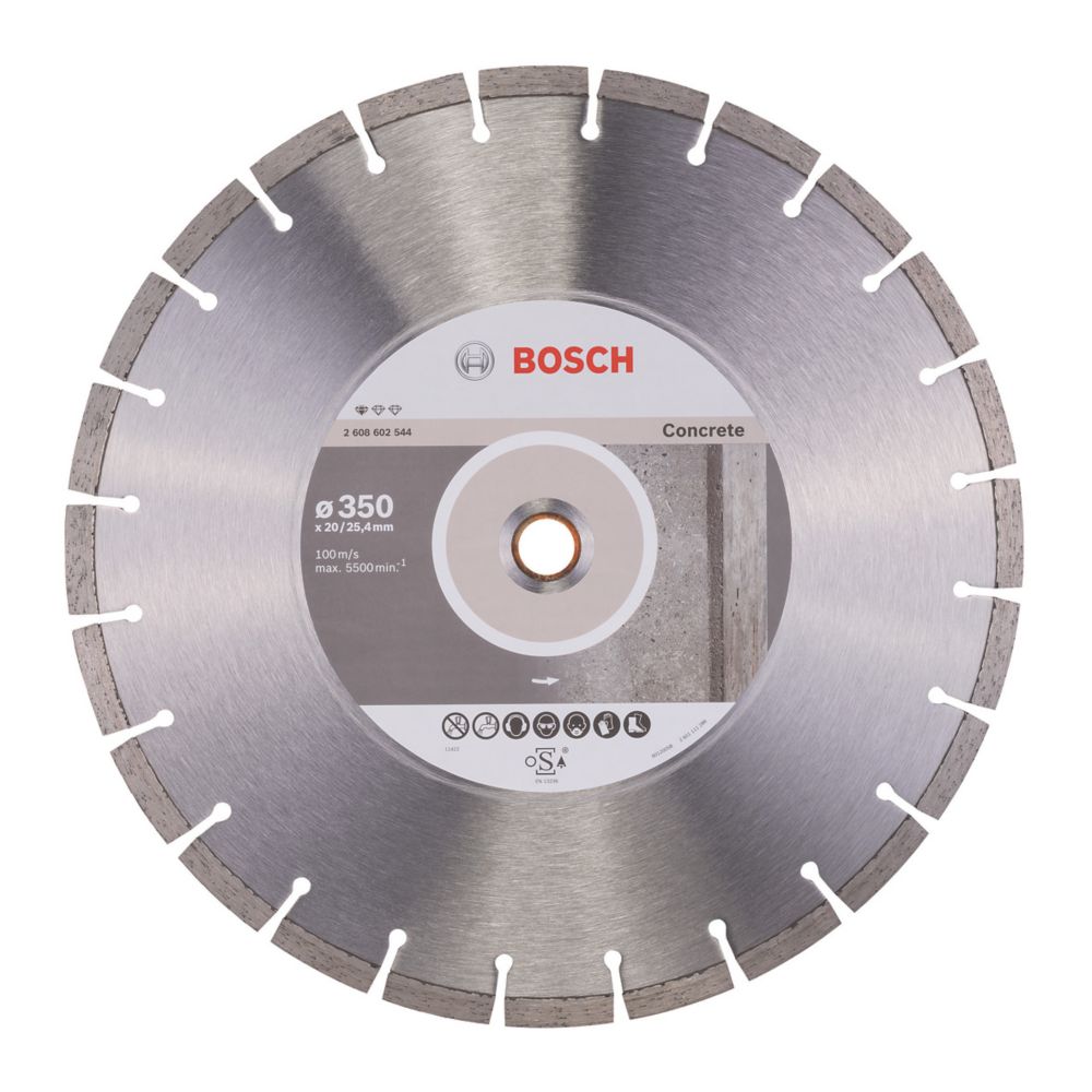 Bosch Masonry Diamond Cutting Disc 350mm X 25 4mm Screwfix