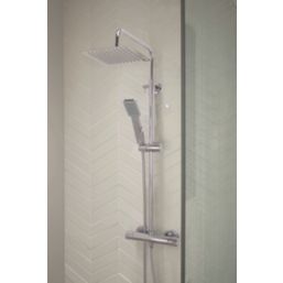 Highlife Bathrooms Nairn Series 2 Rear-Fed Exposed Chrome Thermostatic ...