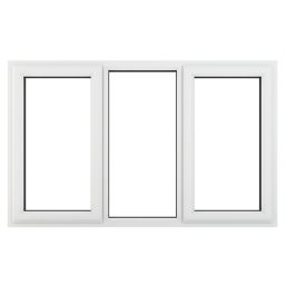 Crystal Left & Right-Hand Opening Clear Triple-Glazed Casement White ...