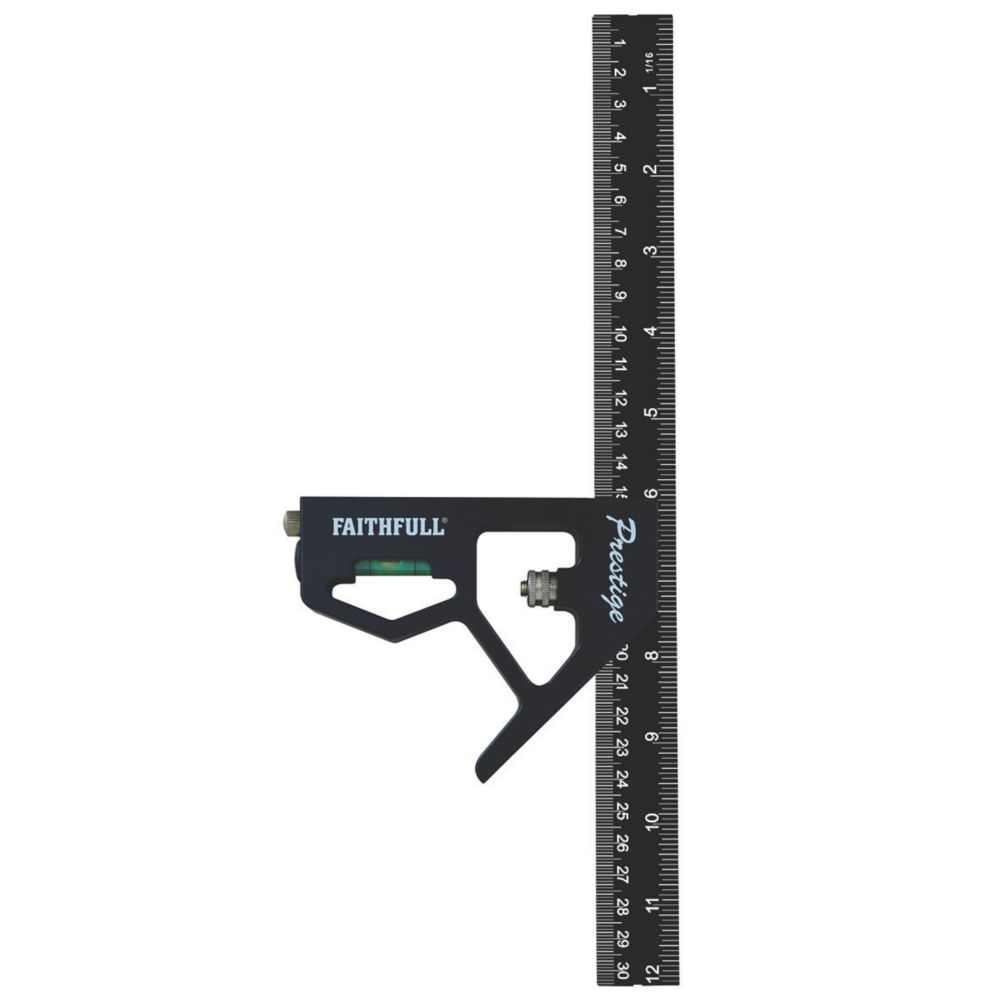 Faithfull Combination Square 12" (300mm) | Squares | Screwfix.com