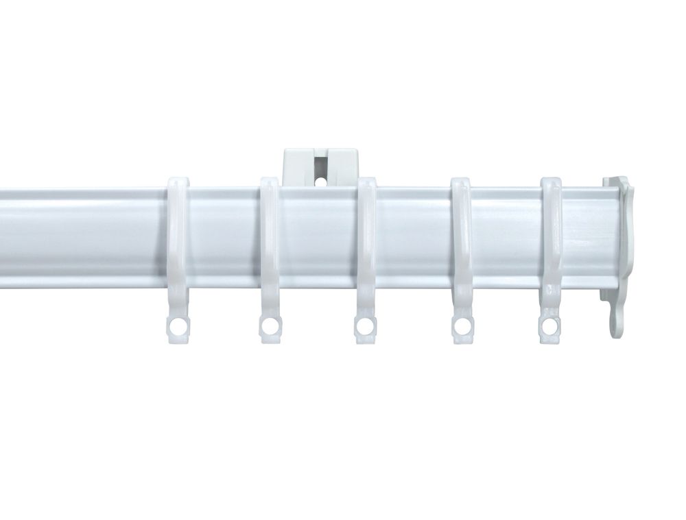 Renaissance Flexible Curtain Track White 175cm - Screwfix