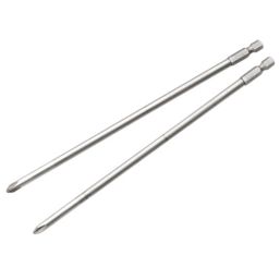Senco DS722 1/4" 200mm Hex Shank PH2 Screwdriver Bits 2 Pack - Screwfix