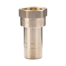 Hep2O Plastic Push-Fit Adapting Keyless Spigot Female Coupler 22mm x 3/ ...