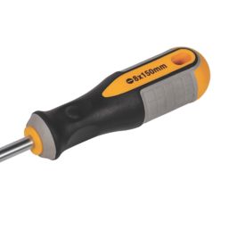Roughneck Screwdriver Slotted 8.0mm x 150mm - Screwfix