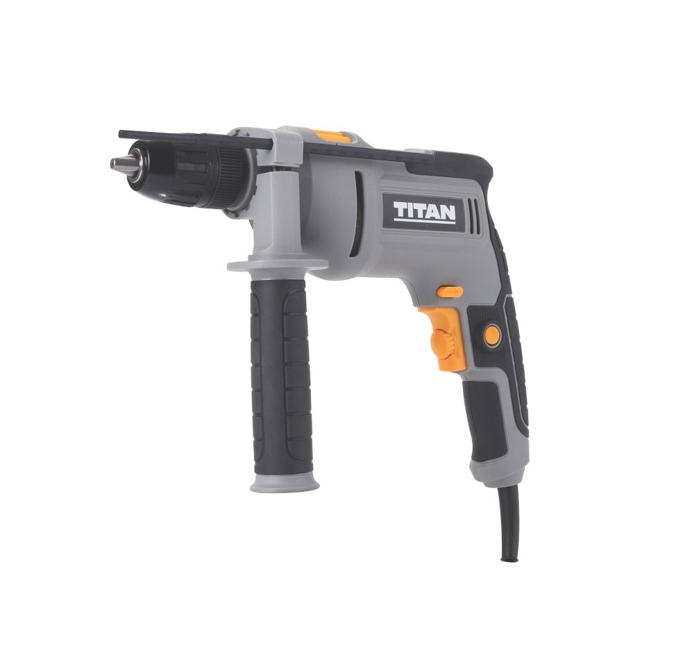 Refurb Titan TTB877DRH 600W Electric Impact Drill 240V - Screwfix