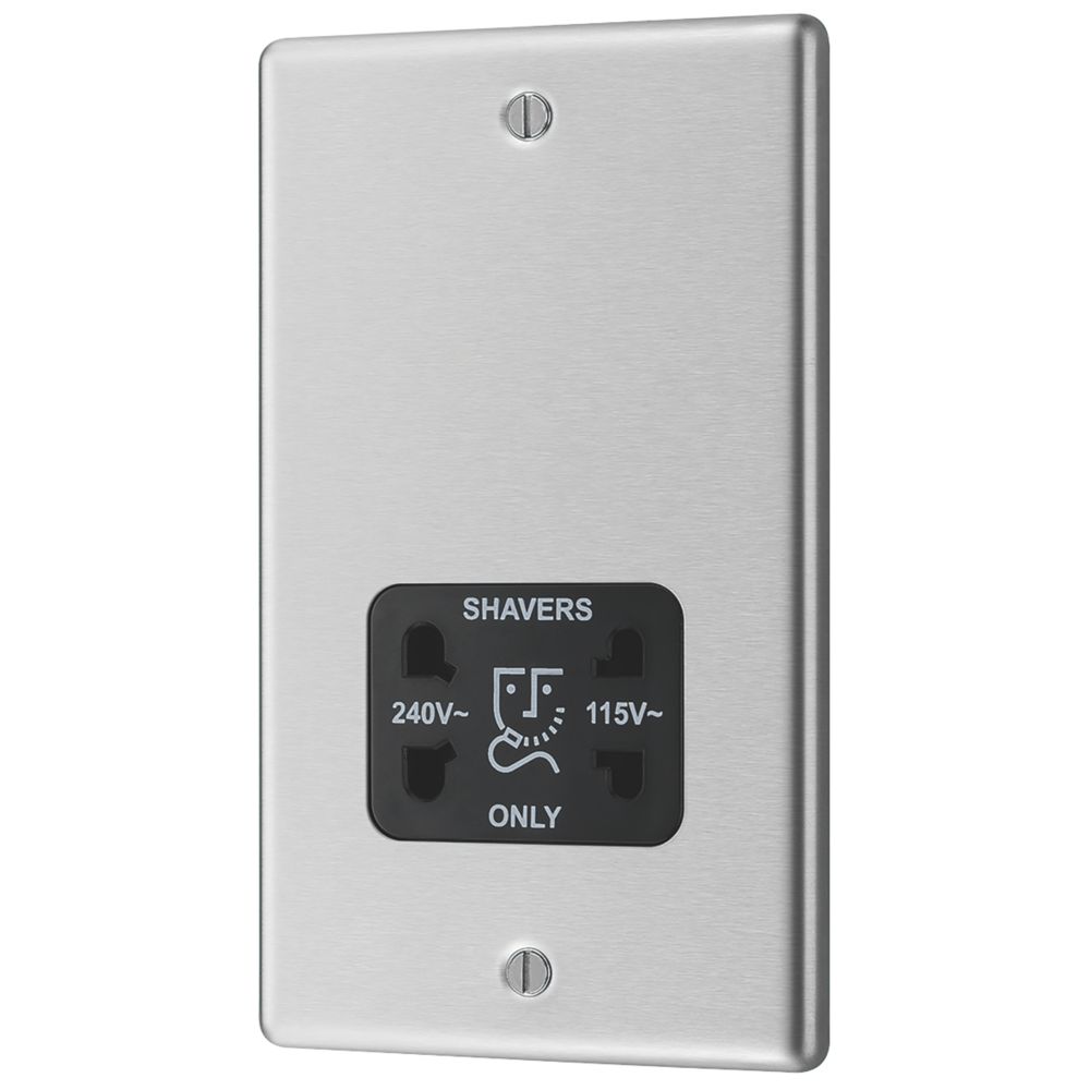 Shaver Socket Switches & Sockets | Wiring Accessories | Screwfix.com